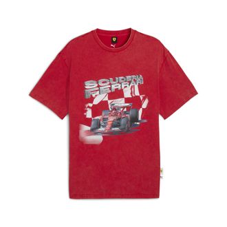 Puma Scuderia Ferrari Sportswear Graphic T-Shirt Herren, Accessoires, Rot, XXL