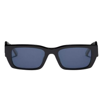 Palm Angels Rechteck-Sonnenbrille f&uuml;r Herren (Schwarz Blau)