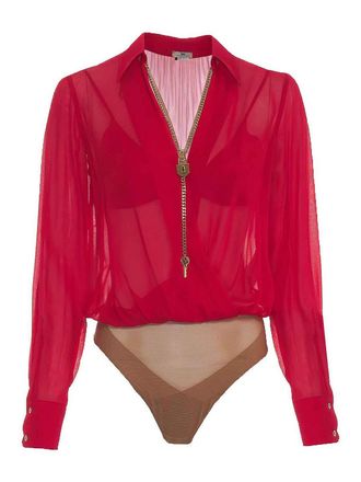 Elisabetta Franchi Top - Rouge