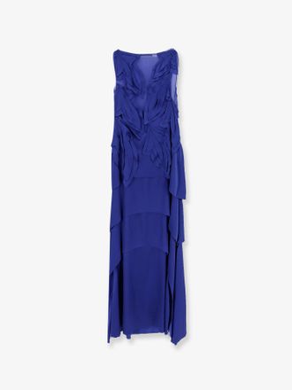 Alberta Ferretti Satin long dress - ALBERTA FERRETTI - gender_Woman