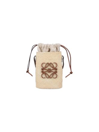 Loewe Raffia Tasche Square