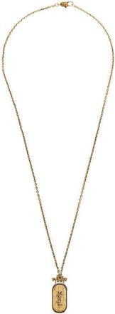 Saint Laurent Cassandre plate necklace Man One Size