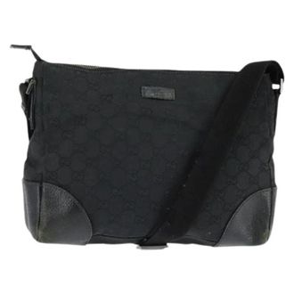 Gucci Pre-owned Canvas Cross Body Bag - - Pre-owned - Damen - Schwarzk - ONE SIZE