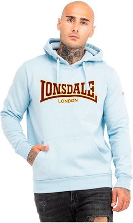 Lonsdale Herren Kapuzensweatshirt schmale Passform Hooded Classic LL002 Soft Sky XXL