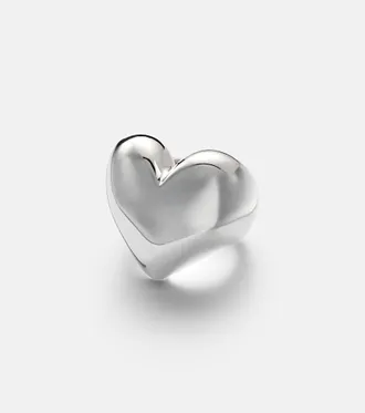 Jennifer Fisher Bague Puffy Heart en plaqu&eacute; argent