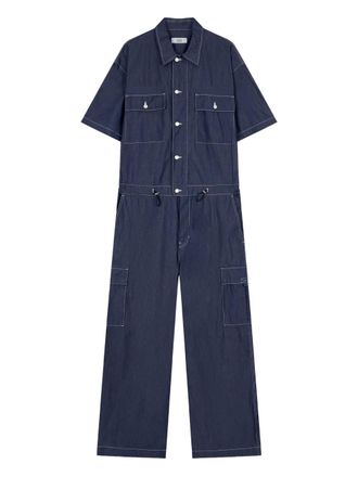 STUDIO TOMBOY combinaison à poches cargo - Bleu