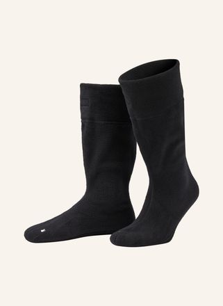 Hunter Str&uuml;mpfe Fleece Short Boot Sock schwarz