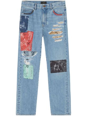 Alanui The Twelve Signs Straight-Leg-Jeans - Blau