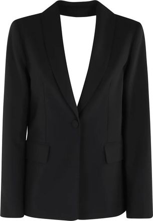 Semicouture Femme, Vestes, Noir, Taille: 34 FR Veste Cipriana