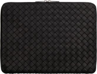 Bottega Veneta Intrecciato Hydrology Clutch - Black