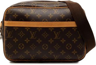Louis Vuitton Hobo Bags - Monogram Reporter PM - Gr. unisize - in Braun - f&uuml;r Damen