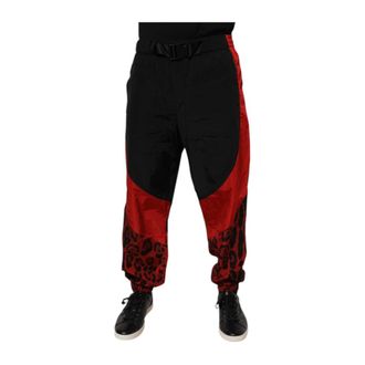 Dolce & Gabbana Leopard Print Track Pants - - Trousers - Herren - Mehrfarbig - L