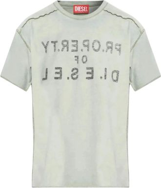 Diesel Femme, Tops, Vert, Taille: 38 FR T-Ily T-Shirt