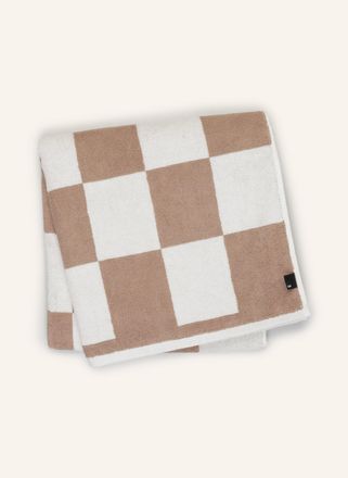 HAY Duschtuch Check braun