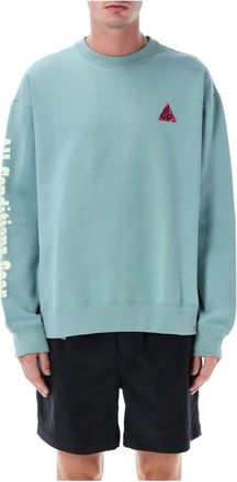 Nike Homme, Sweatshirts et sweats &agrave; capuche, Vert, Taille: L Outdoor Graphic SweaT-shirt