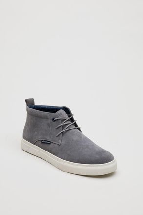 Ben Sherman Parkway Wildleder Herren Stiefel in Grau