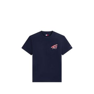 Tommy Hilfiger T-shirt droit col ronds&eacute;rigraphi&eacute;