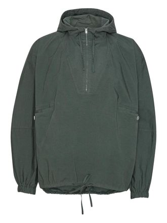Henrik Vibskov hoodie à col zippé - Vert