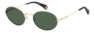Polaroid Brille PLD 6228/S/X Gr&ouml;&szlig;e 53-21 mm Schwarz Gold/Eye size: 53 - Bridge size: 21