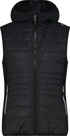 F.lli Campagnolo Damen Hybrid Hoodie Weste, nero, XXL