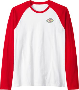 BEVERLY HILLS 90210 Peach Pit Pocket Logo Raglan