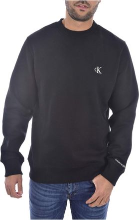 Calvin Klein Jeans Herren Ck Essential Reg Cn J30j314536 Sweatshirts, Schwarz (Ck Black), XXL EU