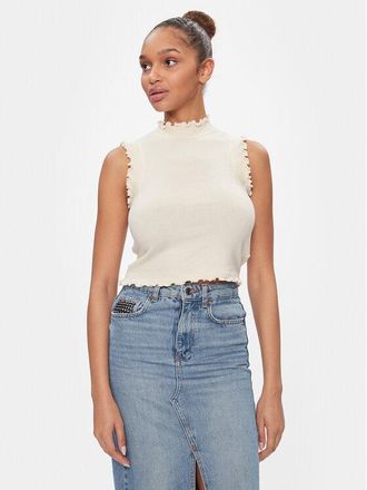 Vero Moda Bluse Gold 10297855 Beige Slim Fit