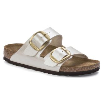 Birkenstock Femme, Chaussures, Beige, Taille: 37 EU Arizona Big Buckle Tongs