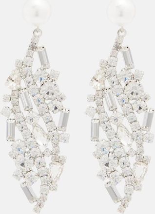 Magda Butrym Ohrringe mit Kristallen und Zierperlen