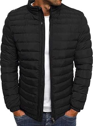 Onsoyours Homme Veste Doudoune Pliable Imperméable Légère Couleur Unie Cordon De Serrage Veste À Capuche Chaud Loisirs Manteau Softshell Veste De Transition A N