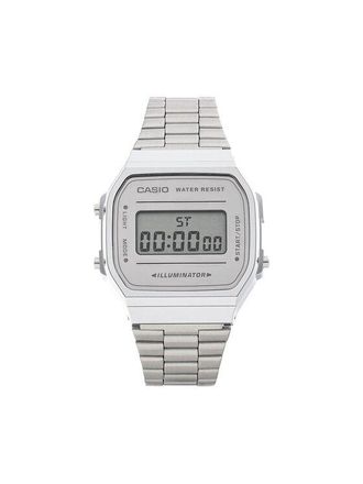 Casio Uhr Vintage A168WEM-7EF Silberfarben