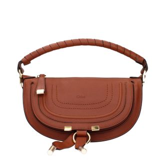 Chlo&eacute; Sacs &agrave; Main Marcie Femme Cuir Marron Et Argile