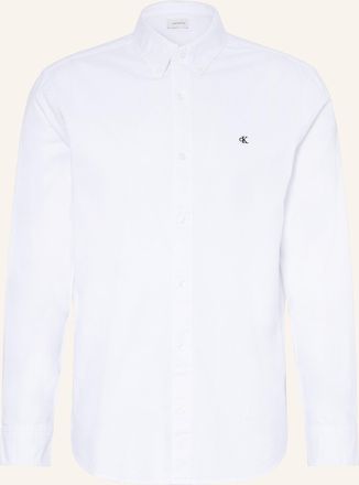 Calvin Klein Jeans Oxfordhemd Classic Fit weiss