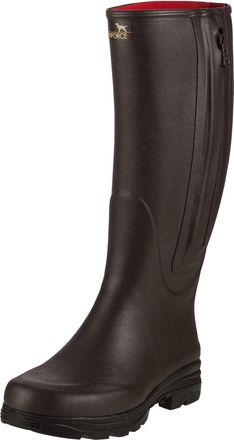 Parforce Gummistiefel mit Reißverschluss und Neoprenfutter Braun 39