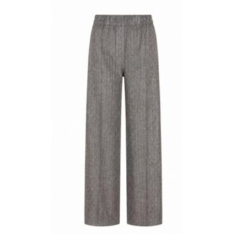 D.exterior Femme, Pantalons, Brun, Taille: 42 FR Wide Pantalons