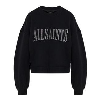 AllSaints Femme, Sweatshirts et sweats &agrave; capuche, Noir, Taille: 42 FR Dash SweaT-shirt