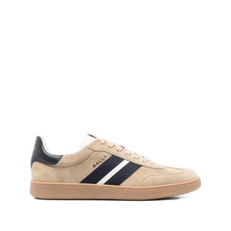 Bally Retro Stripe-detail Suede Sneakers