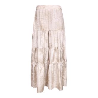 Pierre-Louis Mascia Aloe Paisley Jacquard Maxi Rock - - Skirts - Damen - Beige - XS