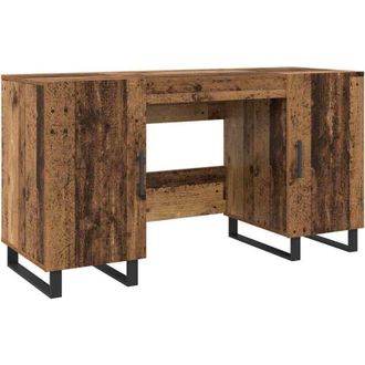 vidaXL Bureau Bois ancien 140 x 50 x 75 cm Bois ding&eacute;nierie vidaXL