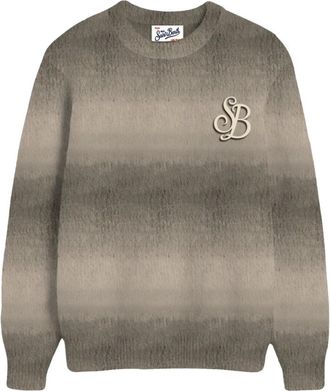 MC2 Saint Barth Pull col rond - Homme - Pulls - Brun - Taille: L