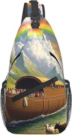 Generic The Vivid Noahs Ark Sac &agrave; bandouli&egrave;re de voyage pour homme Sac &agrave; dos de randonn&eacute;e