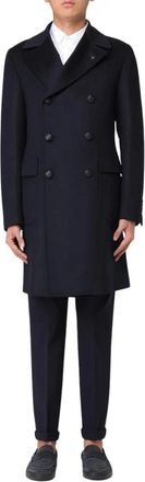 Tagliatore Homme, Manteaux, Bleu, Taille: XL Manteau crois&eacute;