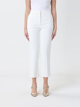 Elisabetta Franchi Pantalon Femme couleur Jaune Cr&egrave;me