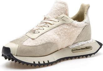 Bepositive Low-Top Sneaker - Space Race - Wool & Dyed Sneakers - Gr. 36 (EU) - in Beige - f&uuml;r Damen