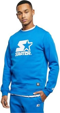 Starter Black Label Starter Black Label Starter Logo Crewneck Maillot de survêtement, Cobaltblue, XXL Homme