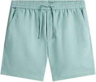 Tommy Hilfiger Short chino Dover en lin m&eacute;lang&eacute;