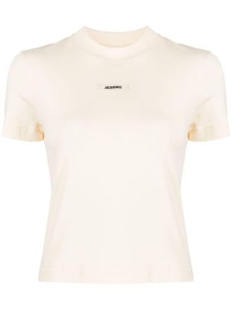 Jacquemus t-shirt Le T-shirt Gros Grain - Jaune