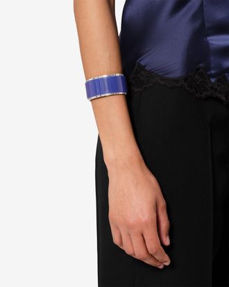Isabel Marant Bracelet Liu - Femme - Royalbleu-argent&eacute; - Taillet2 - Isabel Marant