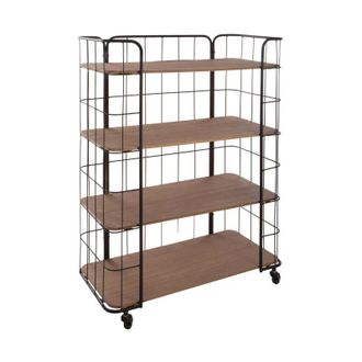 Atmosphera &Eacute;tag&egrave;re &agrave; 4 Niveaux Jordi 97cm Noir