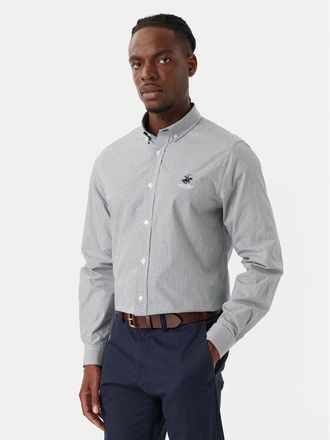 Beverly Hills Polo Club Hemd P-SS26M-BRASS Dunkelblau Regular Fit